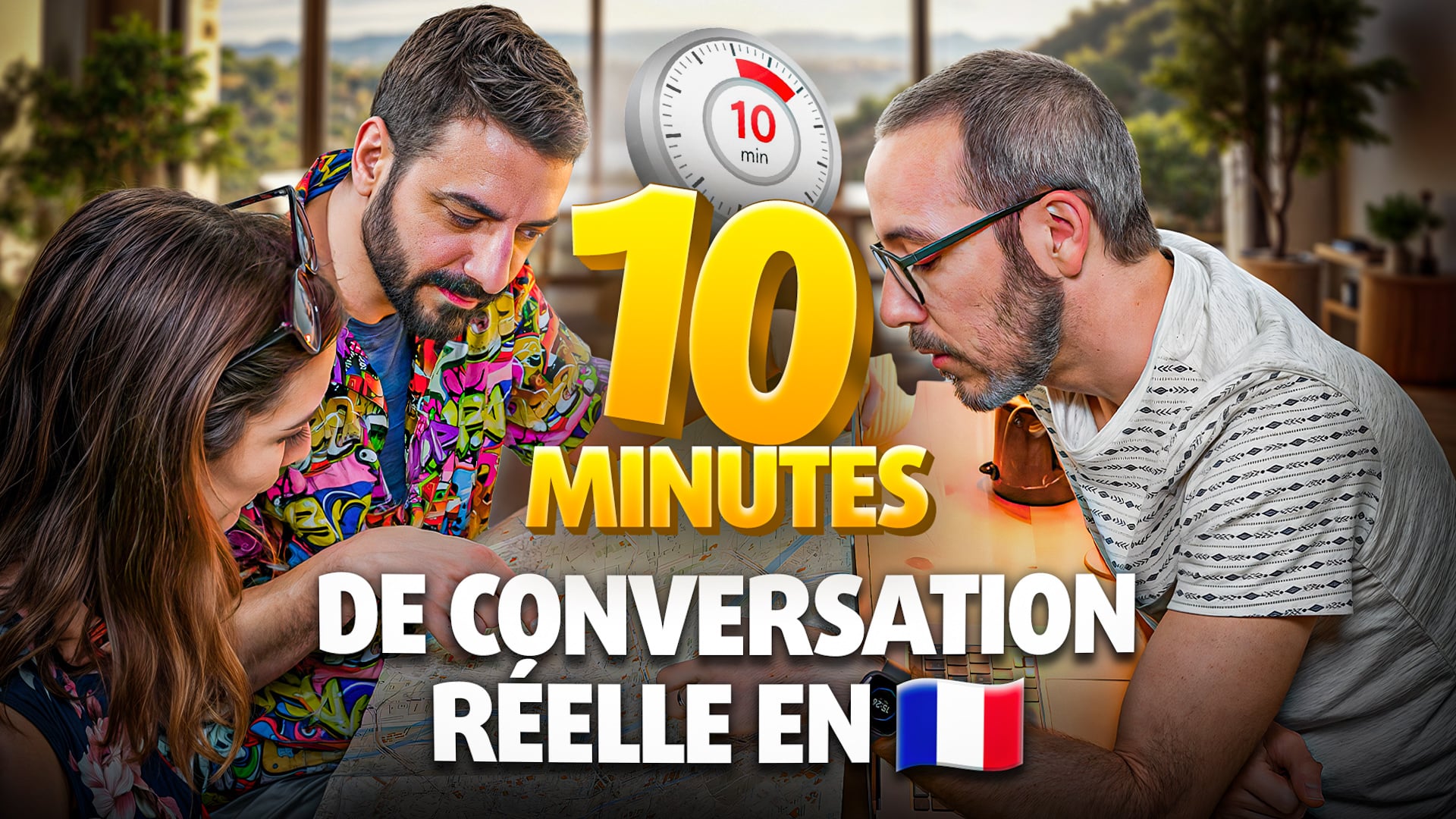 Un dialogue naturel à trois en français (office du tourisme) - Français ...